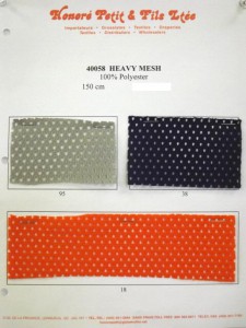 Heavy Mesh – Honoré Petit & Fils ltée